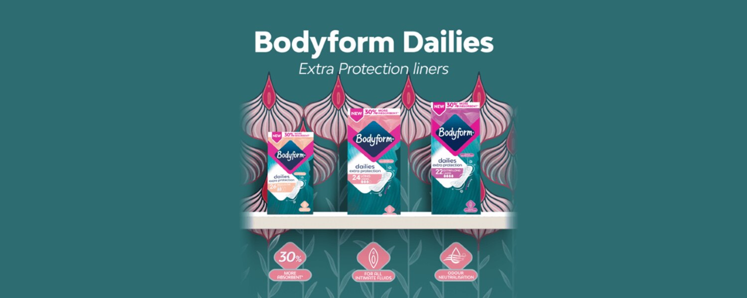 Monthly and Daily Intimate Care Products | Bodyform