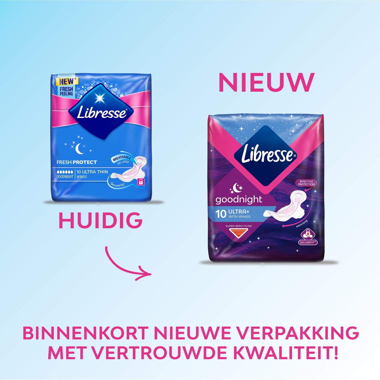 Libresse ultra goodnight met vleugels maandverband | Libresse Libresse ultra goodnight met vleugels maandverband | Libresse