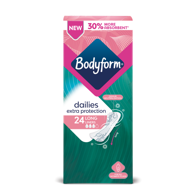 Bodyform Extra Protection Long Liners | Bodyform