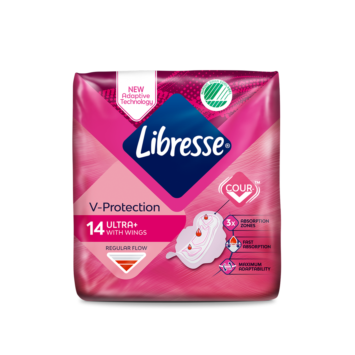 Ultra Regular Bind med Vinger | Libresse