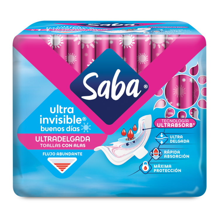 Toallas Femeninas Ultra Invisible® Buenos Días | Saba