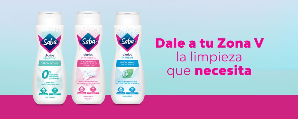 Rutina diaria de cuidado íntimo Saba® | Cuidado Femenino
