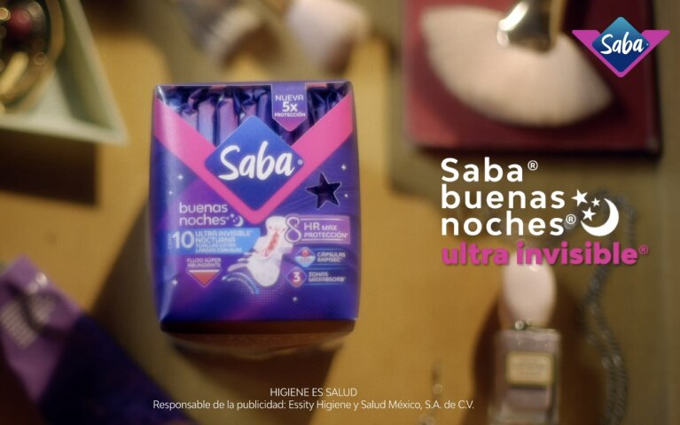 Saba® Ultra Invisible Buenas Noches | Toallas Ultraldegadas Nocturnas ...