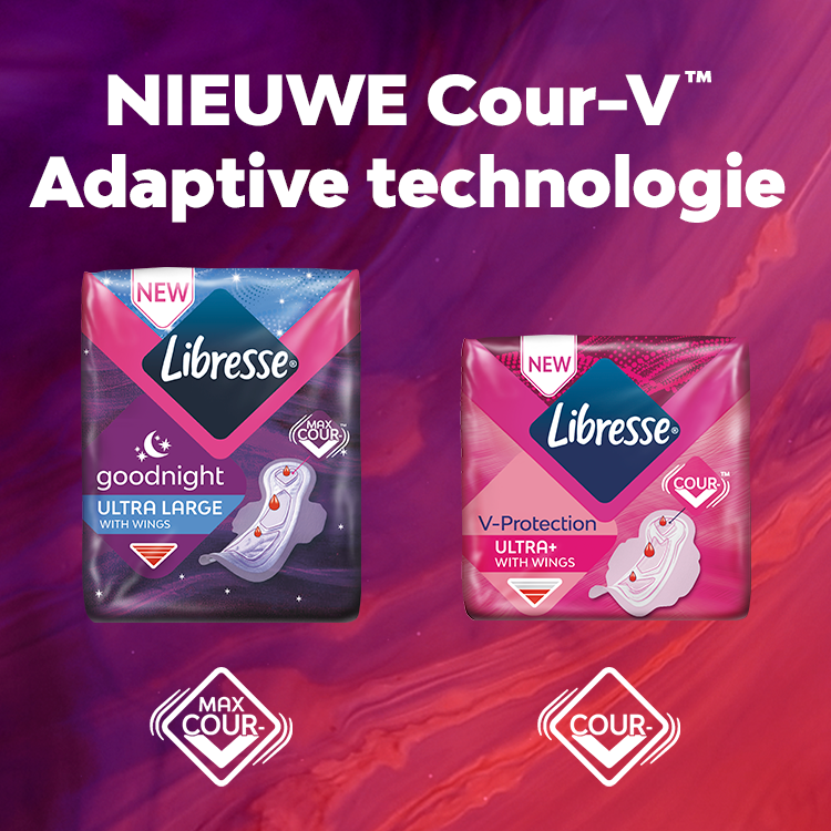 Ultra Goodnight extra met vleugels maandverband | Libresse Ultra Goodnight extra met vleugels maandverband | Libresse